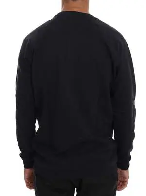 DANIELE ALESSANDRINI Crewneck Cotton Pullover - Blue