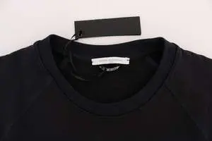 DANIELE ALESSANDRINI Crewneck Cotton Pullover - Blue