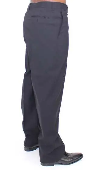 Dolce & Gabbana Wool Stretch Pleated Dress Pants - Black