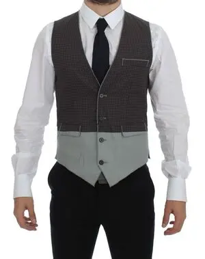 Dolce & Gabbana Polka Dot Vest - Gray