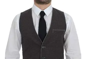 Dolce & Gabbana Polka Dot Vest - Gray