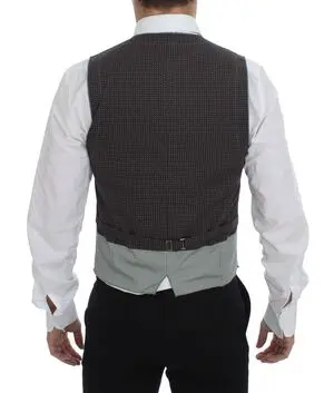 Dolce & Gabbana Polka Dot Vest - Gray