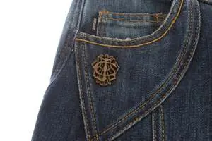 Roberto Cavalli Just Cotton Stretch Flare Leg Jeans