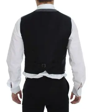Dolce & Gabbana Cotton Blend Vest - Gray