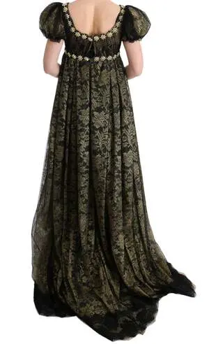 Dolce & Gabbana Lace Maxi Shift Dress