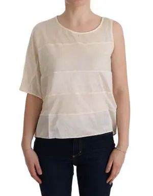 Costume National Asymmetrical Modal Top