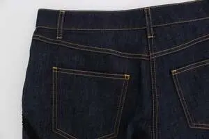 Dolce & Gabbana Capri Jeans With Embroidery