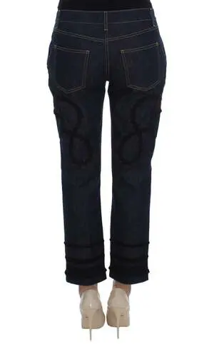 Dolce & Gabbana Capri Jeans With Embroidery