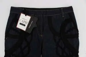 Dolce & Gabbana Capri Jeans With Embroidery