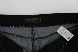 Dolce & Gabbana Capri Jeans With Embroidery