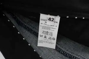 Dolce & Gabbana Capri Jeans With Embroidery