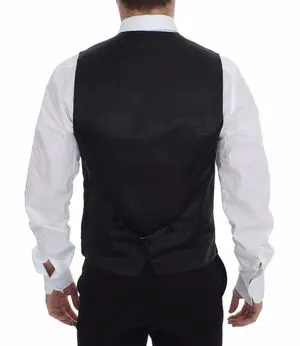 Dolce & Gabbana Striped Vest - Gray