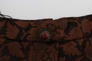 Dolce & Gabbana Floral Brocade Mini Skirt