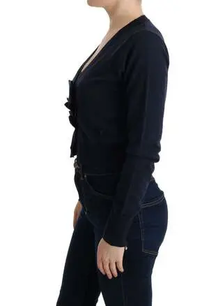 MARGHI LO' Marghi Lo Wool Cardigan With Bow Detailing