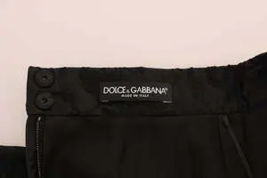 Dolce & Gabbana Floral Jacquard A-line Mini Skirt