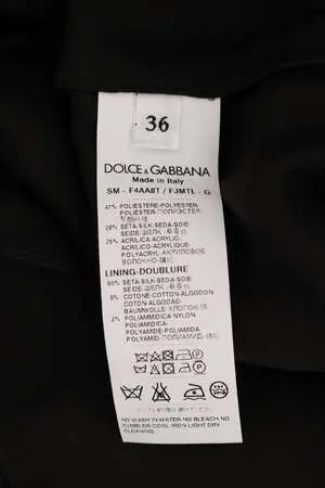 Dolce & Gabbana Floral Jacquard A-line Mini Skirt