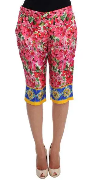 Dolce & Gabbana Floral Capri Pants