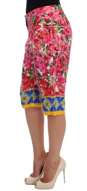 Dolce & Gabbana Floral Capri Pants