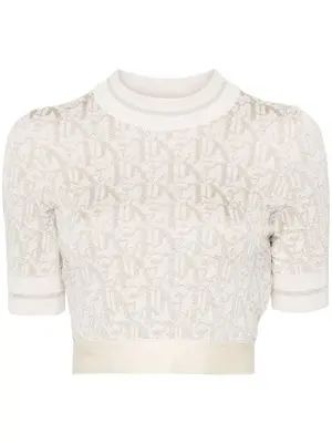 Palm Angels Cuffed Tops For Women
