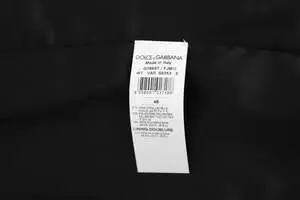 Dolce & Gabbana Formal Polka Dot Patterned Vest - Black