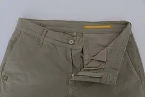 DANIELE ALESSANDRINI Cotton Stretch Slim Fit Chinos - Beige