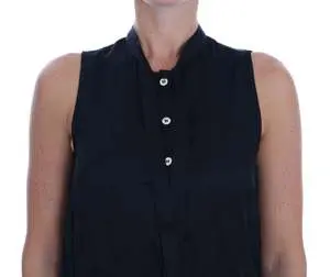 Versace Sleeveless Viscose Blouse Top