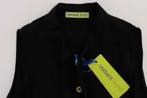 Versace Sleeveless Viscose Blouse Top
