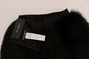 Dolce & Gabbana Lamb And Fox Fur Hot Pants