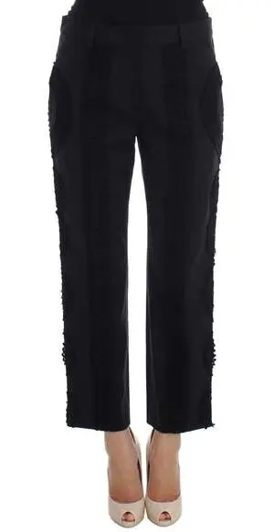 Dolce & Gabbana Cotton Stretch Torero Capri Pants