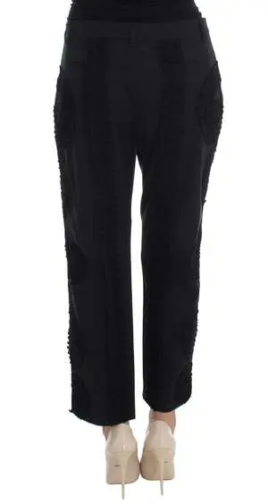 Dolce & Gabbana Cotton Stretch Torero Capri Pants