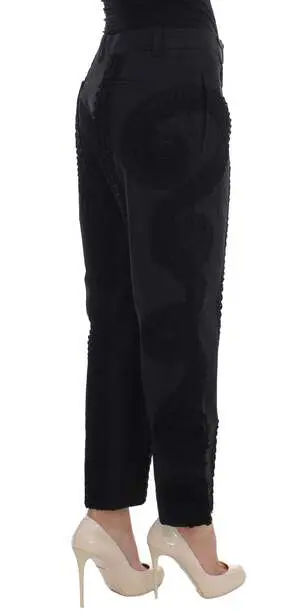 Dolce & Gabbana Cotton Stretch Torero Capri Pants