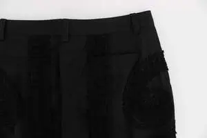 Dolce & Gabbana Cotton Stretch Torero Capri Pants