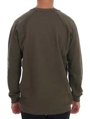 DANIELE ALESSANDRINI Crewneck Cotton Sweater - Green