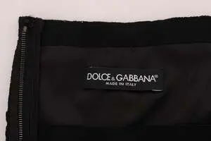 Dolce & Gabbana Floral Cutout Lace A-line Mini Skirt