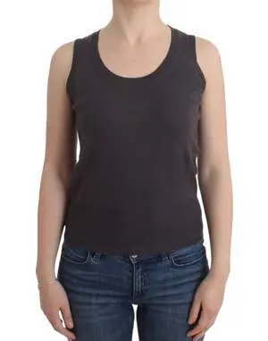 John Galliano Knit Sleeveless Top - Brown