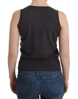 John Galliano Knit Sleeveless Top - Brown