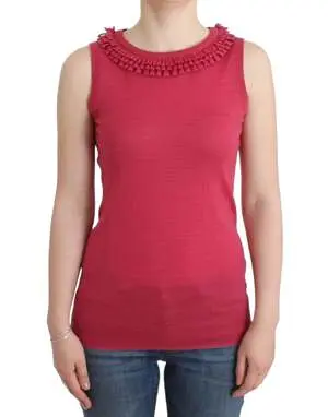 John Galliano Wool Knit Top - Pink