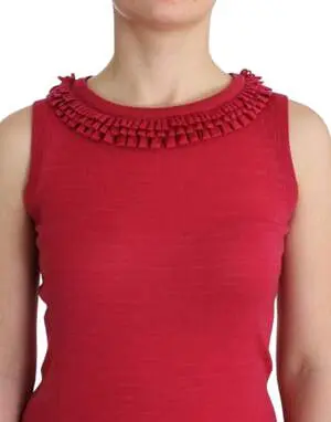John Galliano Wool Knit Top - Pink