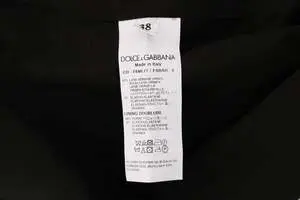 Dolce & Gabbana Polka Dotted Wool Stretch Short Dress