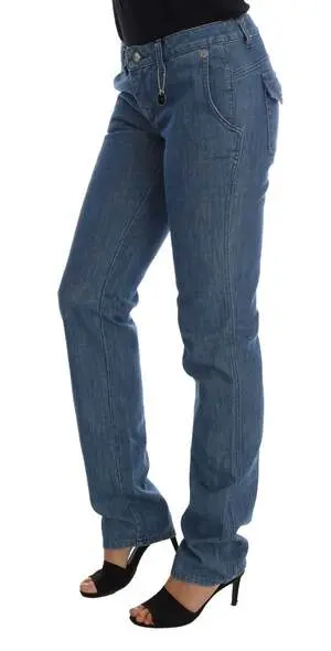 Costume National Wash Cotton Slim Jeans