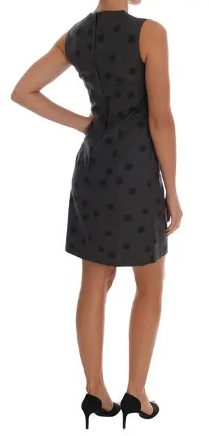 Dolce & Gabbana Polka Dot Sleeveless Sheath Dress