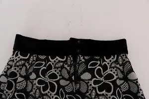 Dolce & Gabbana Floral Macramé Lace Mini Skirt