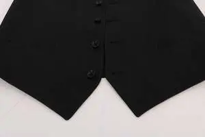 Dolce & Gabbana Staff Cotton Vest - Black