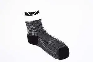 ANTIPAST Striped Sheer Socks - Black