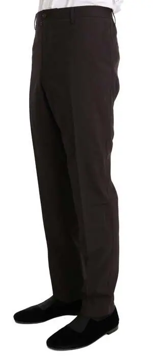 Dolce & Gabbana Wool Stretch Long 3 Piece Suit - Bordeaux