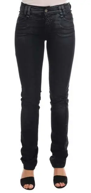 John Galliano Wash Cotton Stretch Regular Fit Jeans - Gray