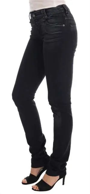 John Galliano Wash Cotton Stretch Regular Fit Jeans - Gray