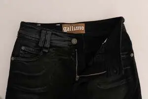 John Galliano Wash Cotton Stretch Regular Fit Jeans - Gray