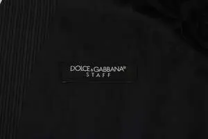 Dolce & Gabbana Striped Wool-blend Waistcoat - Gray