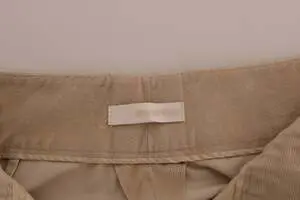 Ermanno Scervino Cotton Bootcut Pants - Beige